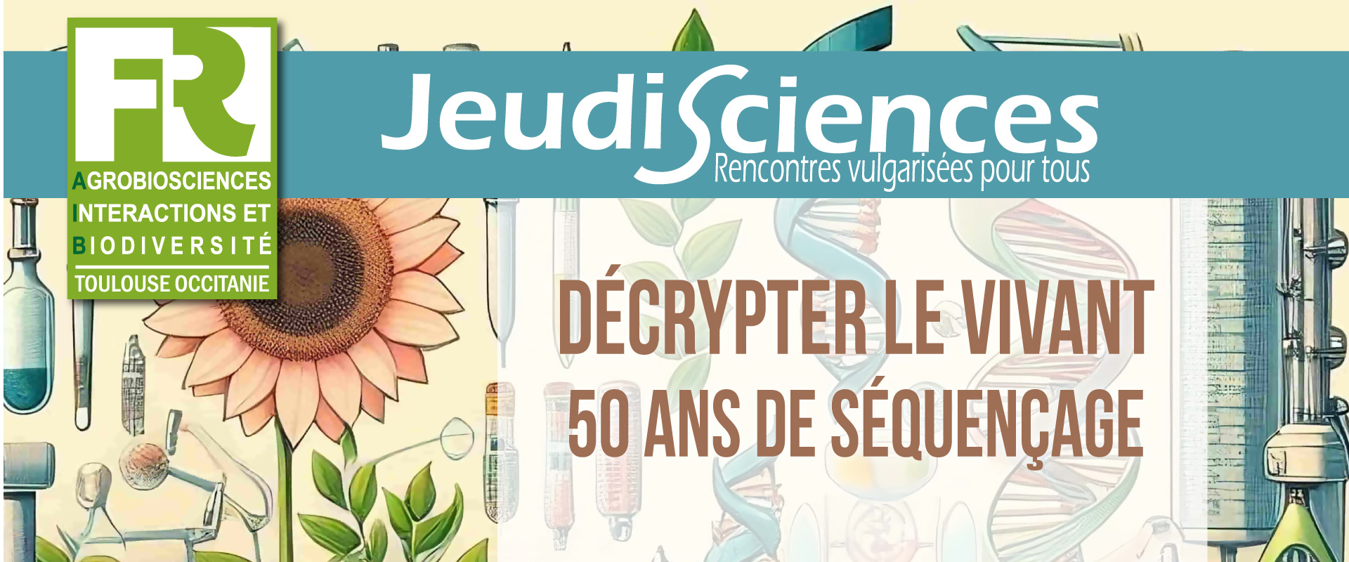 FR AIB - A. Bellec : Décrypter le vivant : 50 ans de séquençage